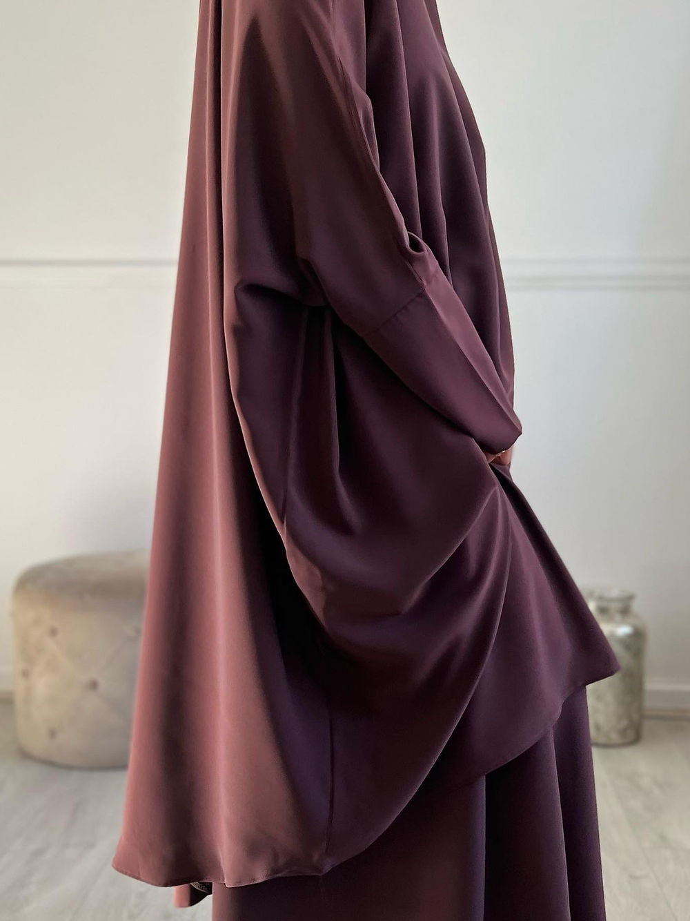 Khadijah (brown) 2-piece Jilbaab – ABAYAH WAREHOUSE