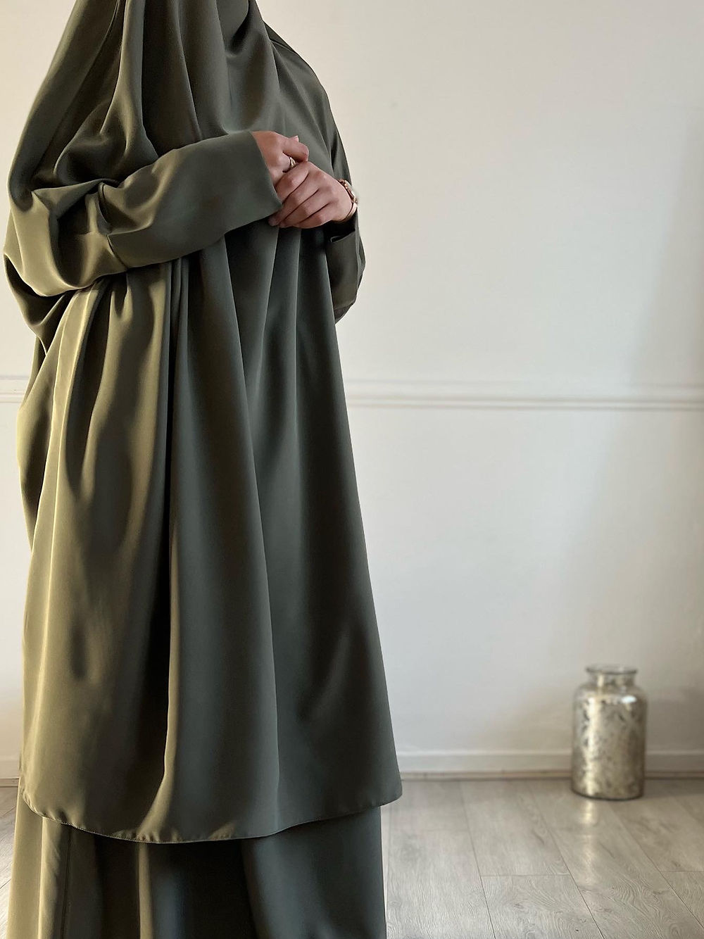 Assiyah (khaki) 2- piece Jilbaab – ABAYAH WAREHOUSE